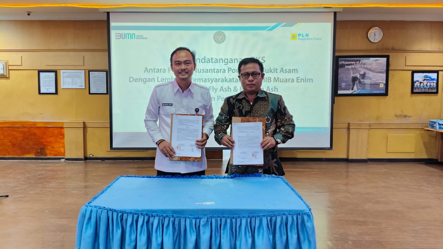 Penandatanganan Perjanjian Kerja sama Antara Lapas Muara Enim dan PT ...